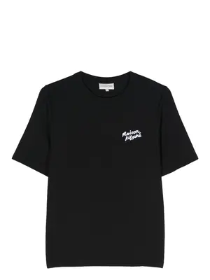MAISON KITSUNÉ Maison Kitsuné Logo-Embroidered T-Shirt