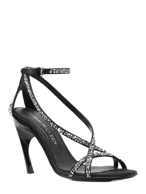 Alexander McQueen 95mm Armadillo Sandals - Black