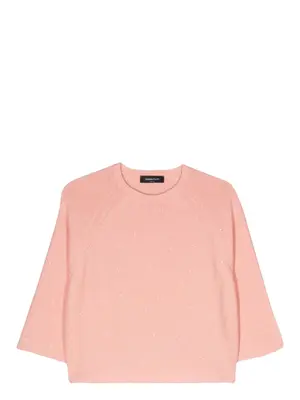 Fabiana Filippi Sequin-embellished Knitted Jumper - Pink