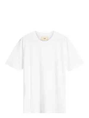 Folk Contrast Sleeve T-shirt - White