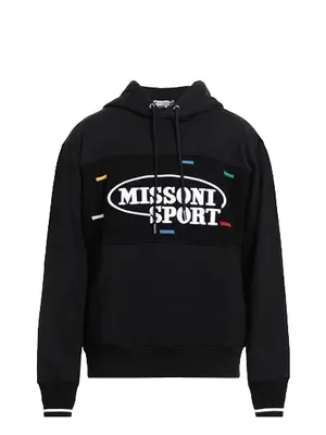 Missoni MISSONI Cotton French Terry Sweatshirt Black