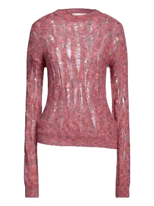 BRAND UNIQUE Knitted Multicolor Sweater - Magenta