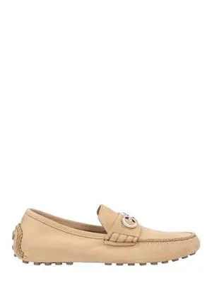 FERRAGAMO Calfskin Loafers - Beige