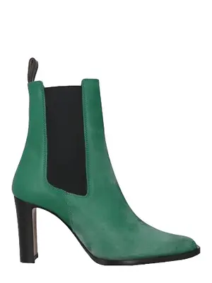 MAISON KITSUNÉ X ATP ATELIER Emerald Cowhide Ankle Boots - Green