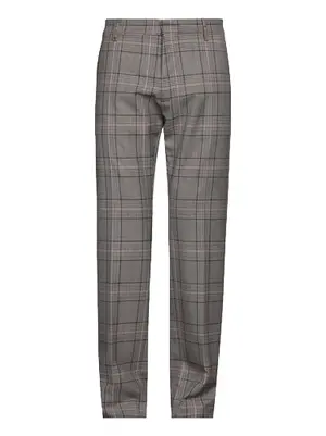 Dsquared2 Tartan Virgin Wool Blend Trousers - Beige