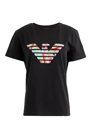 Emporio Armani Logo-print T-shirt - Black