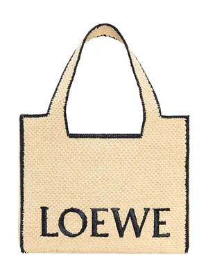 Loewe X Paula's Ibiza Large Font Tote Bag - Beige