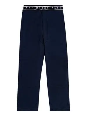 Marni Logo Sweatpants - Blue