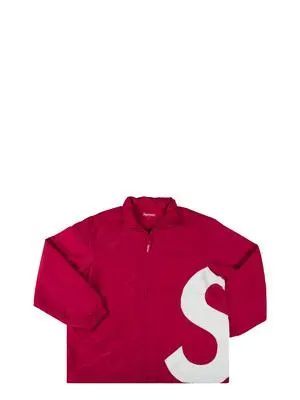 Supreme Logo Track Jacket - Red