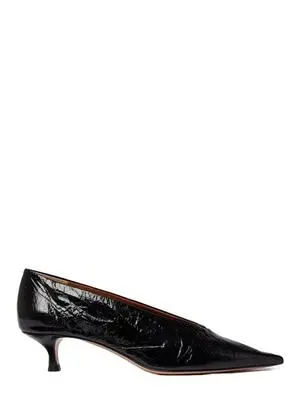 Le Monde Beryl Babouche Kitten Heel - Black