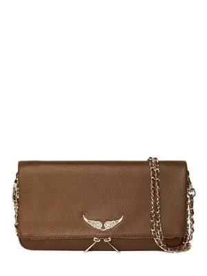 Zadig&Voltaire Rock Clutch Brown