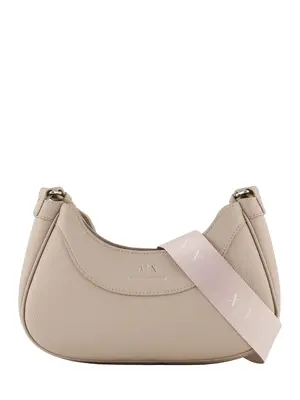 Armani Exchange Logo Shoulder Bag - Neutrals