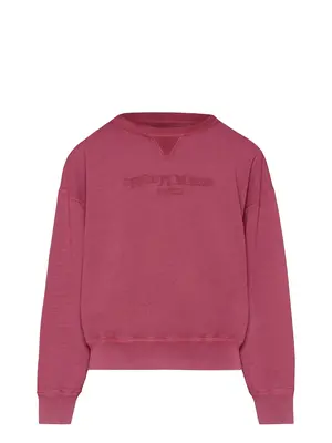 MAISON MARGIELA Reverse Cotton Sweatshirt - Red