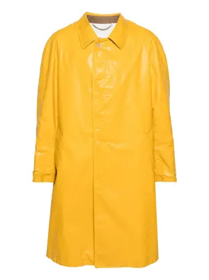 MAISON MARGIELA Long Trench Coat - Yellow