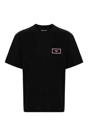 Martine Rose Logo-print Cotton T-shirt - Black