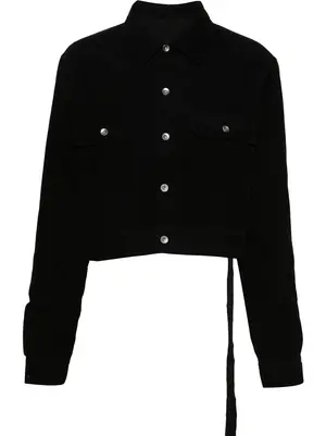 Rick Owens Corduroy Shirt Jacket - Black