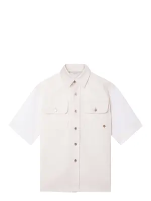Stella McCartney Utility Denim Shirt - Neutrals