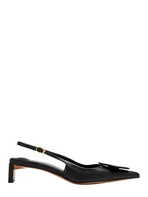 Jacquemus Les Slingbacks Duelo Basses Pumps - Black