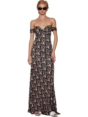 Etro Long Dress - Brown