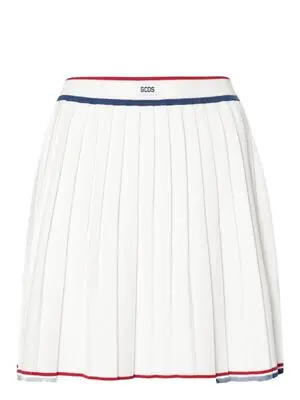 GCDS GCDS Pleated Knit Mini Skirt