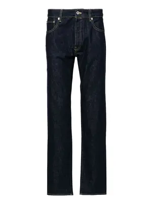 Kenzo Bara Slim-cut Jeans - Blue