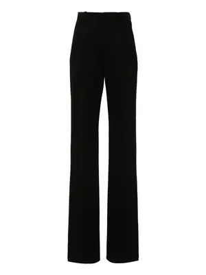 Saint Laurent High-waisted Trousers - Black
