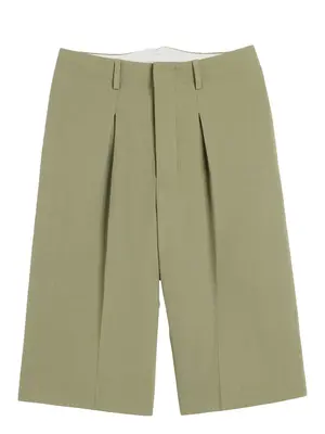 Ami Tailored Knee-length Shorts - Green