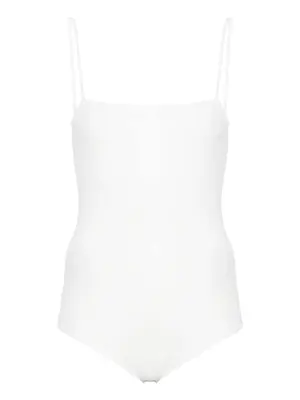 JIL SANDER Square-neck Bodysuit - White