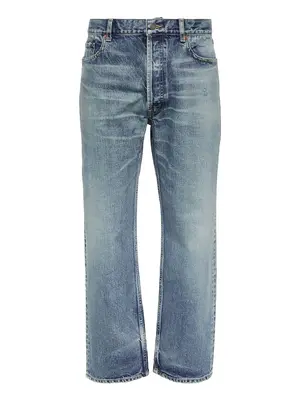 Saint Laurent Mick Straight Leg Jeans - Blue