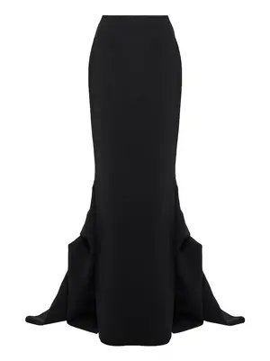 Maticevski Tuberose Maxi Skirt - Black