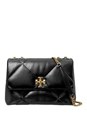 Tory Burch Tory Burch Kira Quilted Leather Shoulder Bag Black