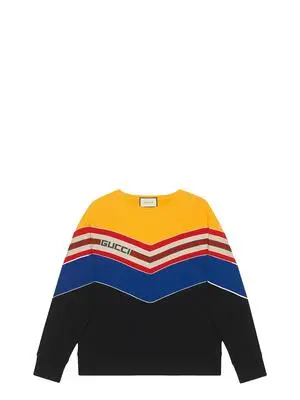 Gucci Striped Crewneck Sweatshirt - Multicolor