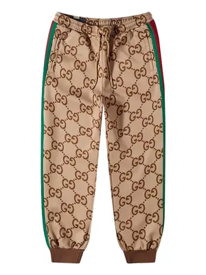 Gucci Light Neoprene Pants 'beige/ebony - Tan