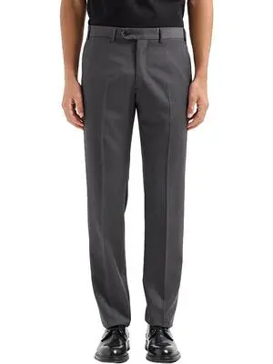 Emporio Armani Essential G Line Straight Leg Trousers Gray
