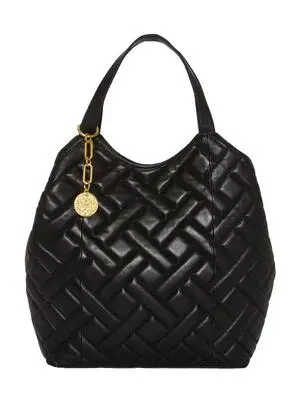 Vince Camuto Kisho Leather Shoulder Bag - Black
