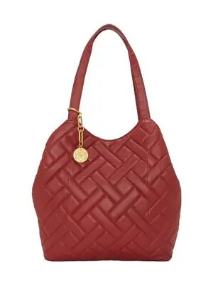 Vince Camuto Kisho Leather Shoulder Bag - Red