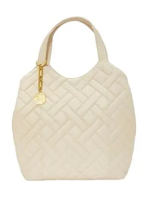 Vince Camuto Kisho Leather Shoulder Bag - Warm Vanilla