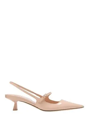 JIMMY CHOO Jimmy Choo Didi Leather Mary Jane Slingback Pumps
