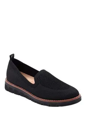 Easy Spirit Valina Knit Slip-on Shoe - Black/black