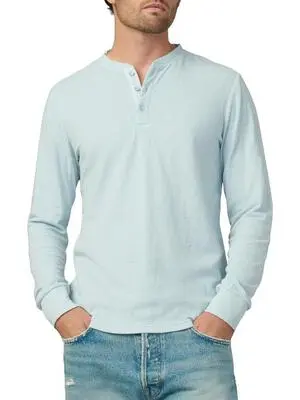 Joe's Jeans Double Face Thermal Henley Shirt - Poolside