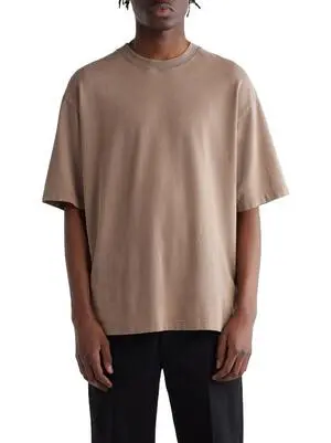 Acne Studios Acne Studios Extorr Logo T-Shirt Taupe Brown