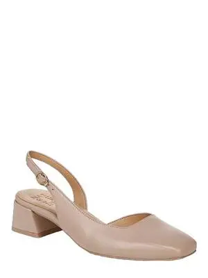 Naturalizer Jayla D'orsay Slingback Pumps - Warm Fawn Tan Leather