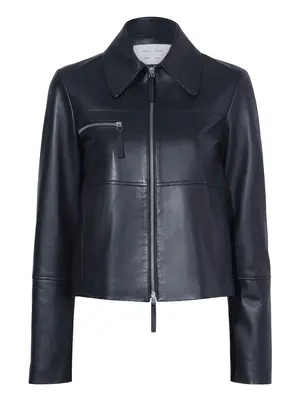 Proenza Schouler White Label Annabel Lightweight Jacket Blue