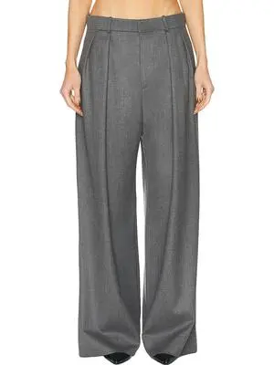 Wardrobe.NYC Low Rise Trouser - Charcoal