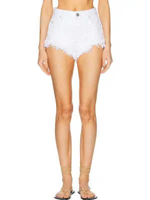 Isabel Marant Isabel Marant Eneidao Denim Shorts White