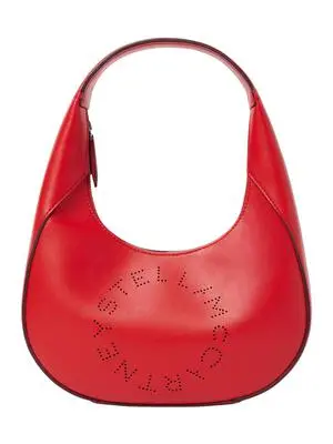 Stella McCartney Stella McCartney Stella Logo Shoulder Bag Amore Red