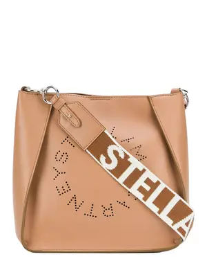 Stella McCartney Stella McCartney Stella Logo Shoulder Bag Camel