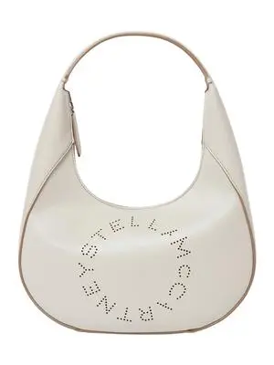 Stella McCartney Stella McCartney Stella Logo Shoulder Bag Clay