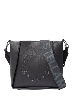 Stella McCartney Stella McCartney Stella Logo Shoulder Bag Dark Grey
