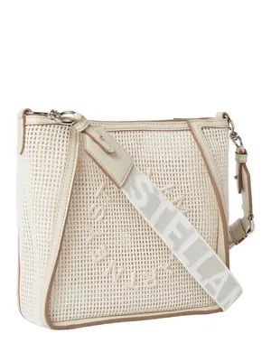 Stella McCartney Stella McCartney Stella Logo Shoulder Bag Magnolia White